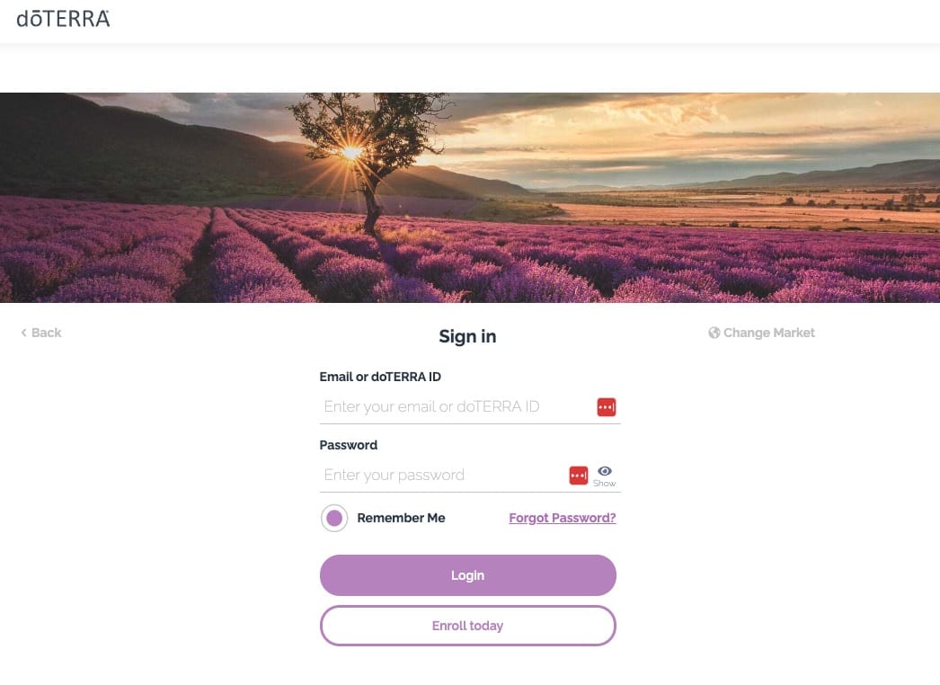 Doterra login France : Comment se connecter facilement